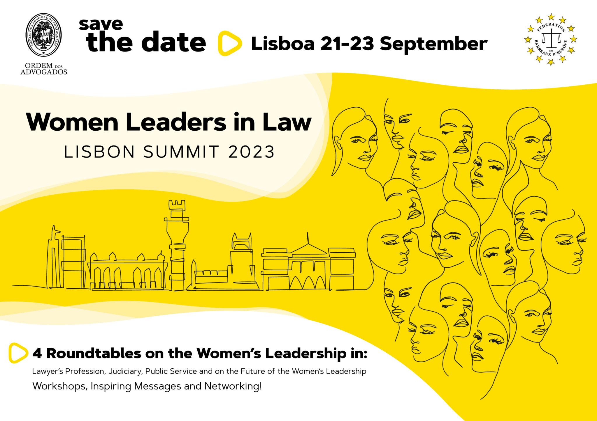 LISBON SUMMIT 2023 - 21-23 September 2023 - “WOMEN LEADERS IN LAW” - FBE